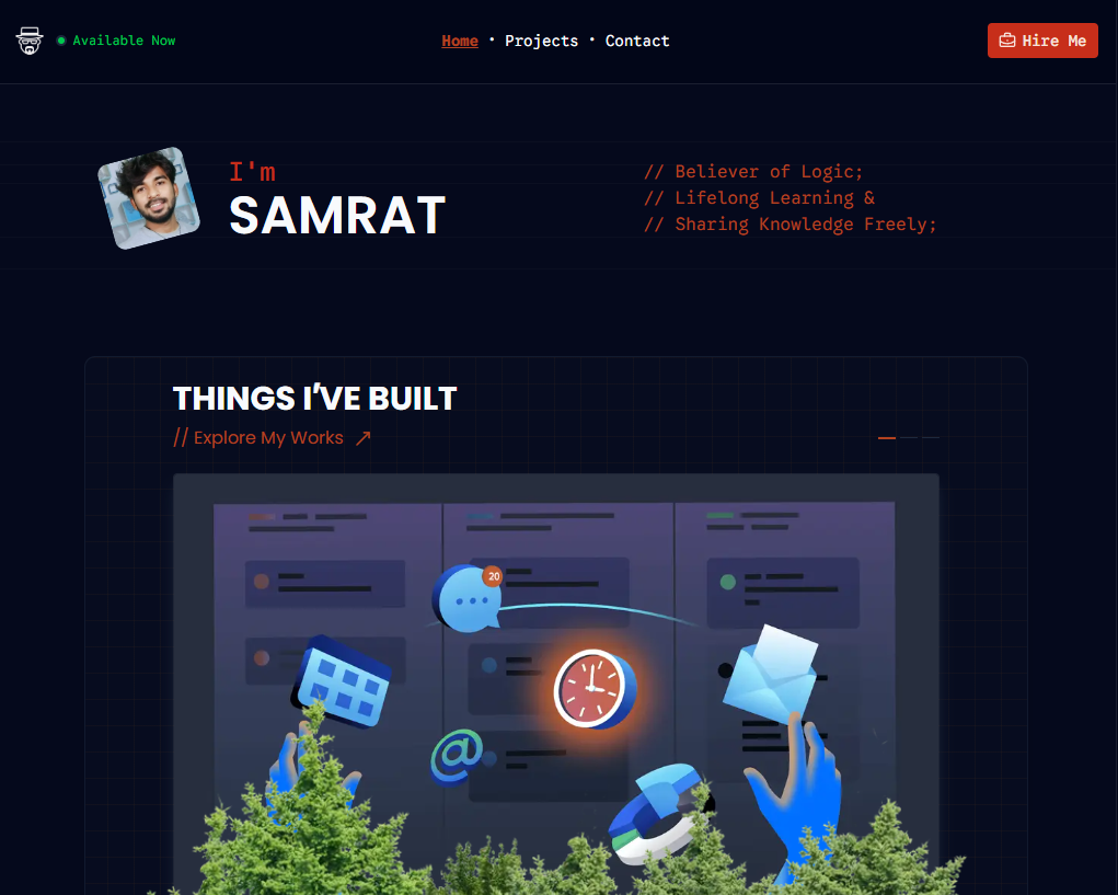 Samrat — Full Stack Engineer